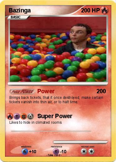 Pokémon Bazinga 20 20 - Power - My Pokemon Card