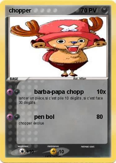 Pokémon chopper 170 170 - barba-papa chopp - Ma carte Pokémon