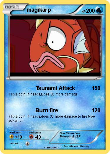 Pokémon magikarp 1151 1151 - Tsunami Attack - My Pokemon Card