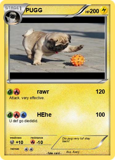 Pokémon PUGG 4 4 - rawr - My Pokemon Card