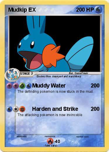 Pokémon Mudkip EX 18 18 - Muddy Water - My Pokemon Card
