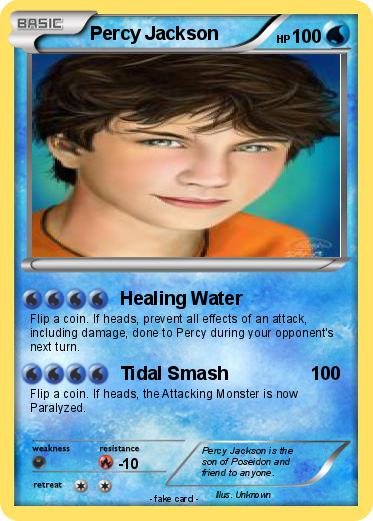 Pokémon Percy Jackson 490 490 - Healing Water - My Pokemon Card