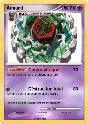 Pokémon Armand 11 11 - Contre-attaque - Ma carte Pokémon