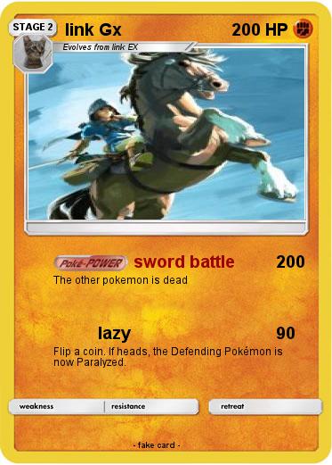 Pokémon link Gx - sword battle - My Pokemon Card