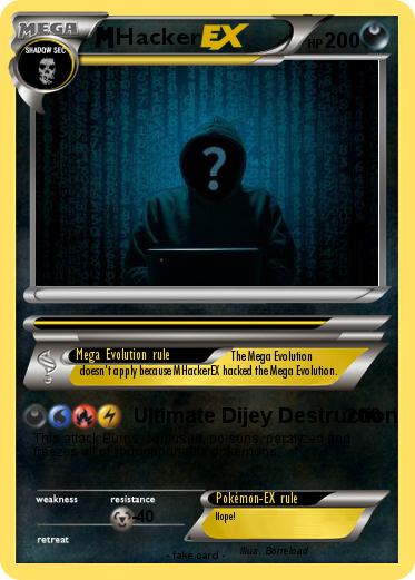 Pokémon Hacker 287 287 - Ultimate Dijey Destruction - My Pokemon Card