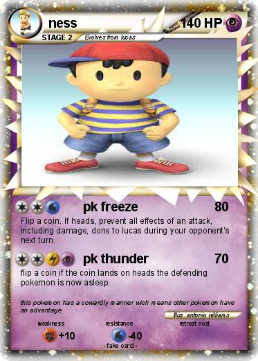 Pokémon ness 322 322 - pk freeze - My Pokemon Card