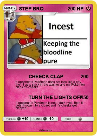 Pokémon STEP BRO 2 2 - CHEECK CLAP - My Pokemon Card