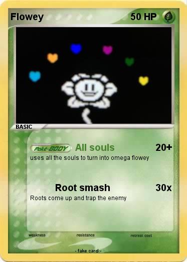 Pokémon Flowey 405 405 - All souls - My Pokemon Card