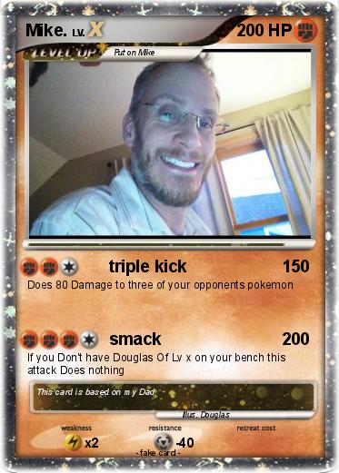 Pokémon Mike 685 685 - triple kick - My Pokemon Card