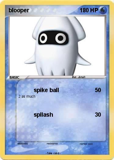 Pokémon blooper 80 80 - spike ball - My Pokemon Card