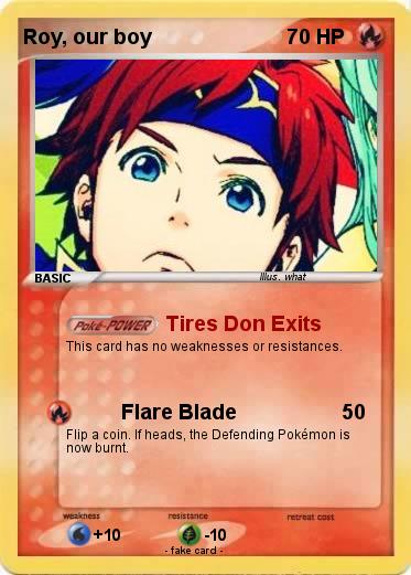 Pokémon Roy our boy - Tires Don Exits - My Pokemon Card