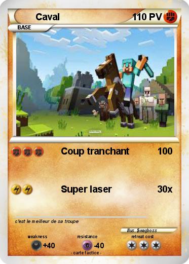 Pokémon Caval - Coup tranchant - Ma carte Pokémon