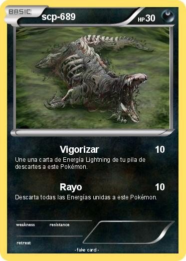 Pokémon scp 689 689 - Vigorizar - Mi carta pokémon