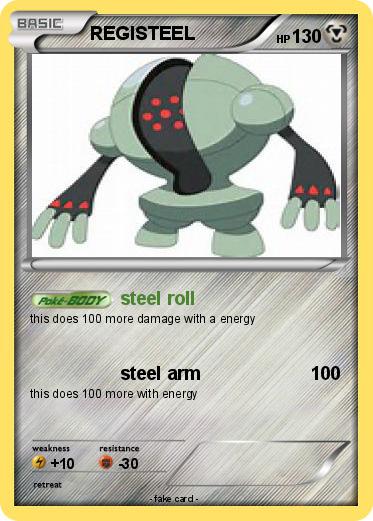 Pokémon REGISTEEL 509 509 - steel roll - My Pokemon Card