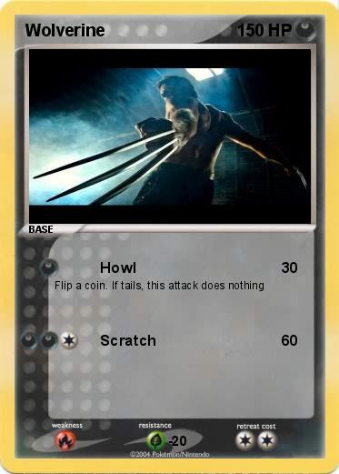 Pokémon Wolverine 20 20 - Howl - My Pokemon Card