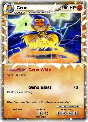 Pokémon Geno 21 21 - Geno Whirl - My Pokemon Card
