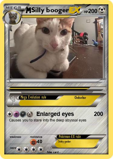 Pokémon Silly booger - Enlarged eyes - My Pokemon Card