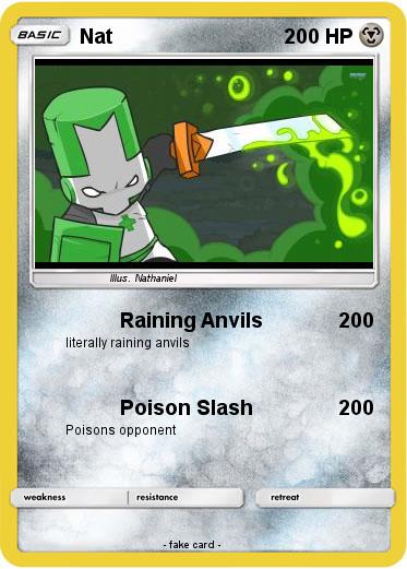 Pokémon Nat 71 71 - Raining Anvils - My Pokemon Card