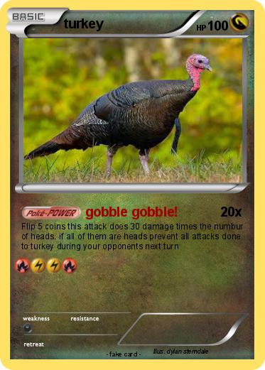 Pokémon turkey 71 71 - gobble gobble! - My Pokemon Card
