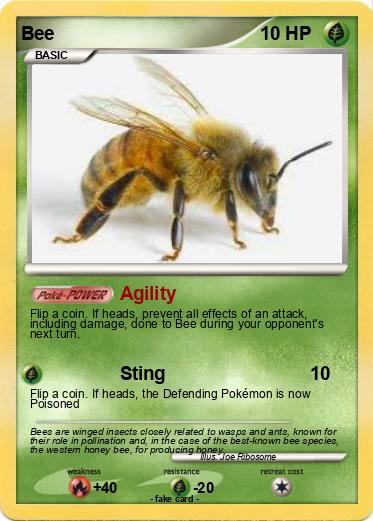 Pokémon Bee 361 361 - Agility - My Pokemon Card