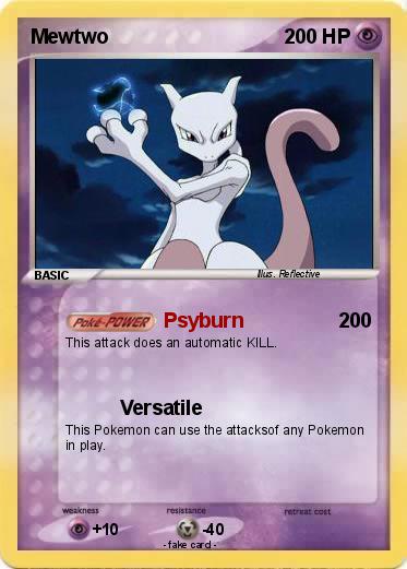 Pokémon Mewtwo 5742 5742 - Psyburn - My Pokemon Card