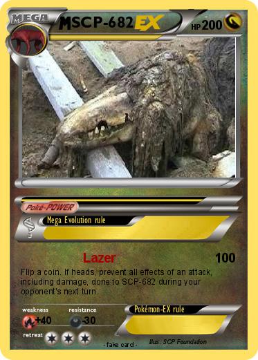 Pokémon SCP 682 58 58 - Lazer - My Pokemon Card