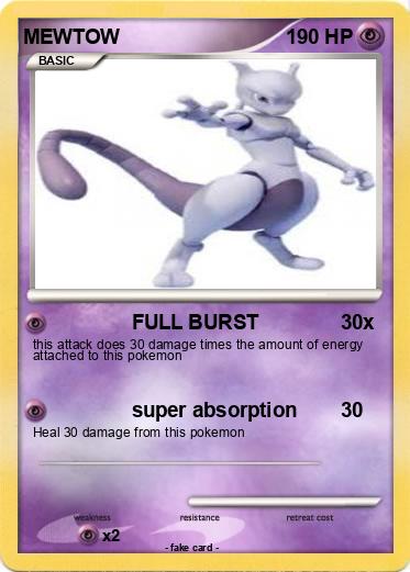Pokémon MEWTOW 409 409 - FULL BURST - My Pokemon Card
