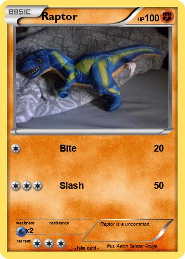 Pokémon Raptor 432 432 - Bite - My Pokemon Card