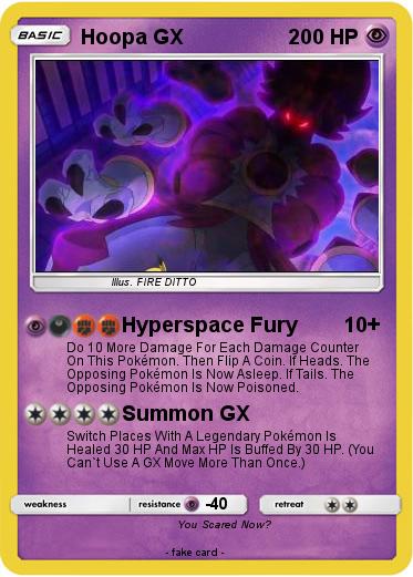 Pokémon Hoopa GX - Hyperspace Fury - My Pokemon Card