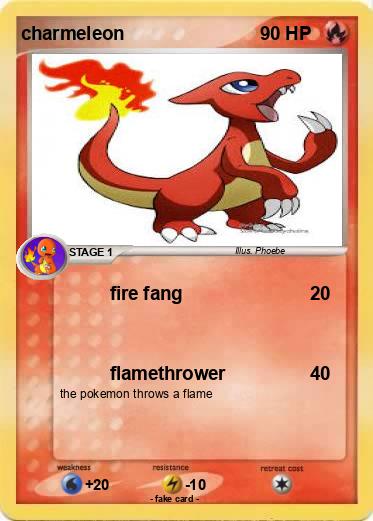 Pokémon charmeleon 967 967 - fire fang - My Pokemon Card