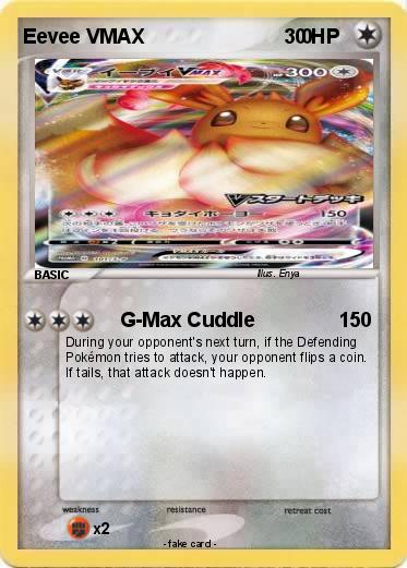 Pokémon Eevee VMAX - G-Max Cuddle - My Pokemon Card