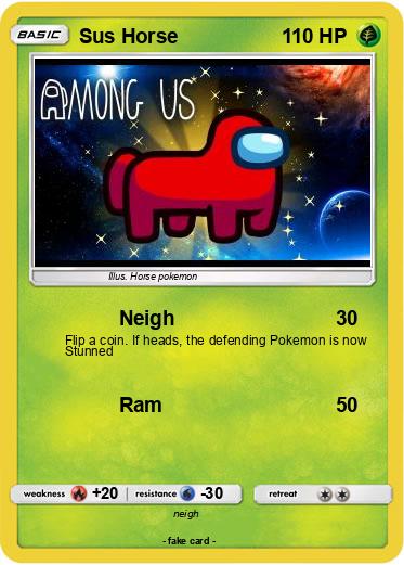 Pokémon Sus Horse - Neigh - My Pokemon Card
