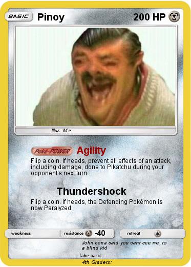 Pokémon Pinoy 1 1 - Agility - My Pokemon Card