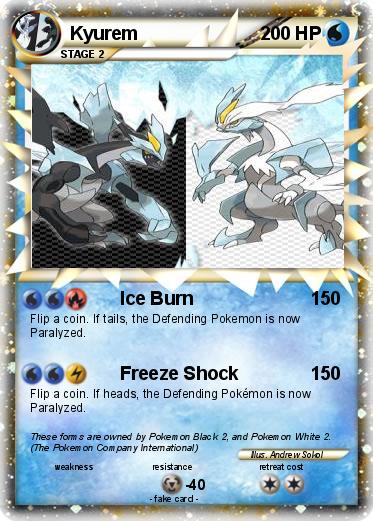 Pokémon Kyurem 816 816 - Ice Burn - My Pokemon Card