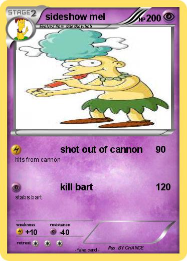 Pokémon sideshow mel 1 1 - shot out of cannon - My Pokemon Card