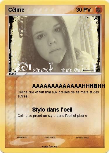Pokémon Celine 64 64 - AAAAAAAAAAAAAHHHHHH - Ma carte Pokémon