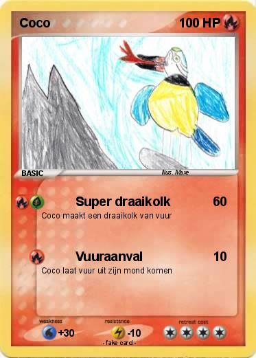 Pokémon Coco 143 143 - Super draaikolk - My Pokemon Card