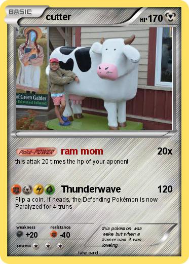 Pokémon cutter 61 61 - ram mom - My Pokemon Card