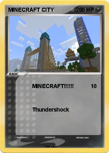 Pokémon MINECRAFT CITY 2 2 - MINECRAFT!!!!!! - My Pokemon Card