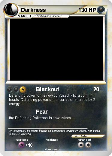 Pokémon Darkness 1142 1142 - Blackout - My Pokemon Card