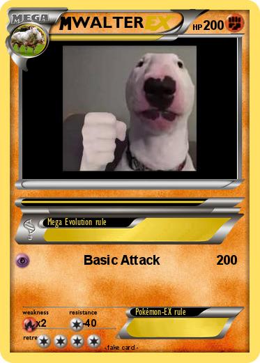 Pokémon WALTER 211 211 - Basic Attack - My Pokemon Card