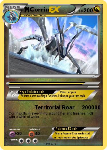 Pokémon Corrin 18 18 - Territorial Roar 200000 - My Pokemon Card