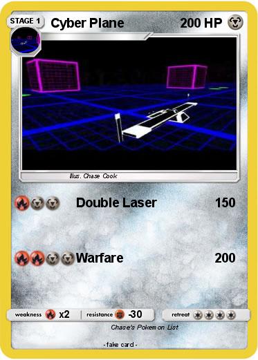 Pokémon Cyber Plane - Double Laser - My Pokemon Card