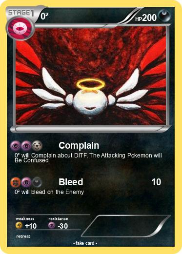 Pokémon No name 1706 1706 - Complain - My Pokemon Card