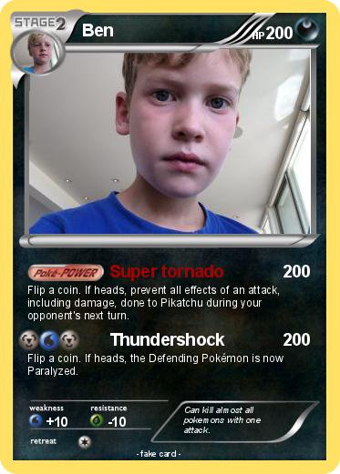 Pokémon Ben 1740 1740 - Super tornado - My Pokemon Card