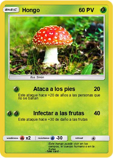 Pokémon Hongo 8 8 - Ataca a los pies - Mi carta pokémon