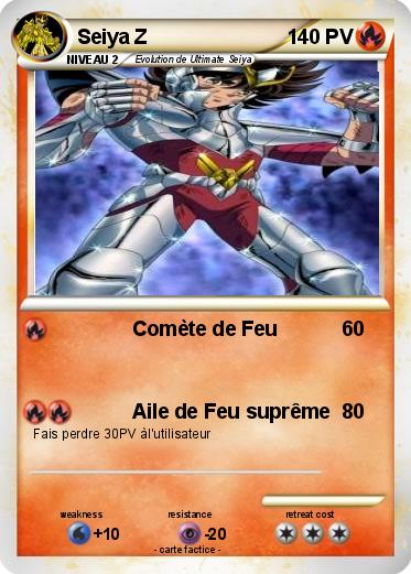 Pokémon Seiya Z - Comète de Feu - Ma carte Pokémon