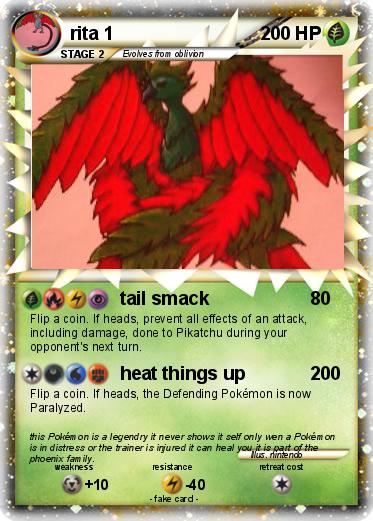 Pokémon rita 1 1 - tail smack - My Pokemon Card