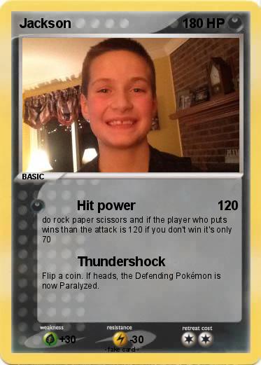 Pokémon Jackson 334 334 - Hit power - My Pokemon Card