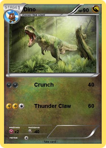 Pokémon Dino 922 922 - Crunch - My Pokemon Card